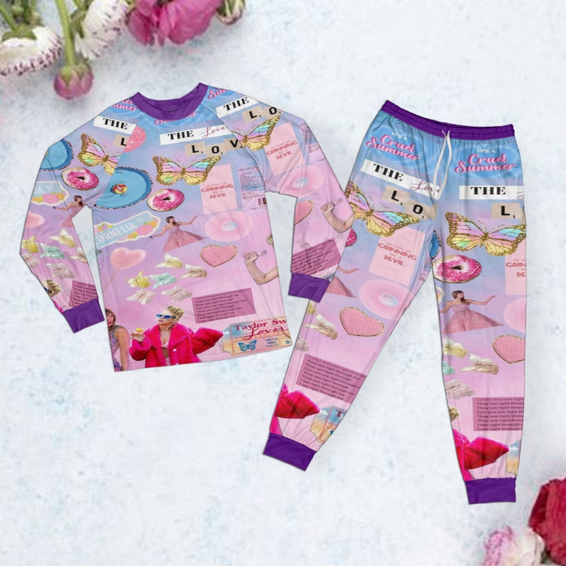 Taylor Swift Pajamas Set Swiftie Pajamas Party the Eras Tour - Etsy