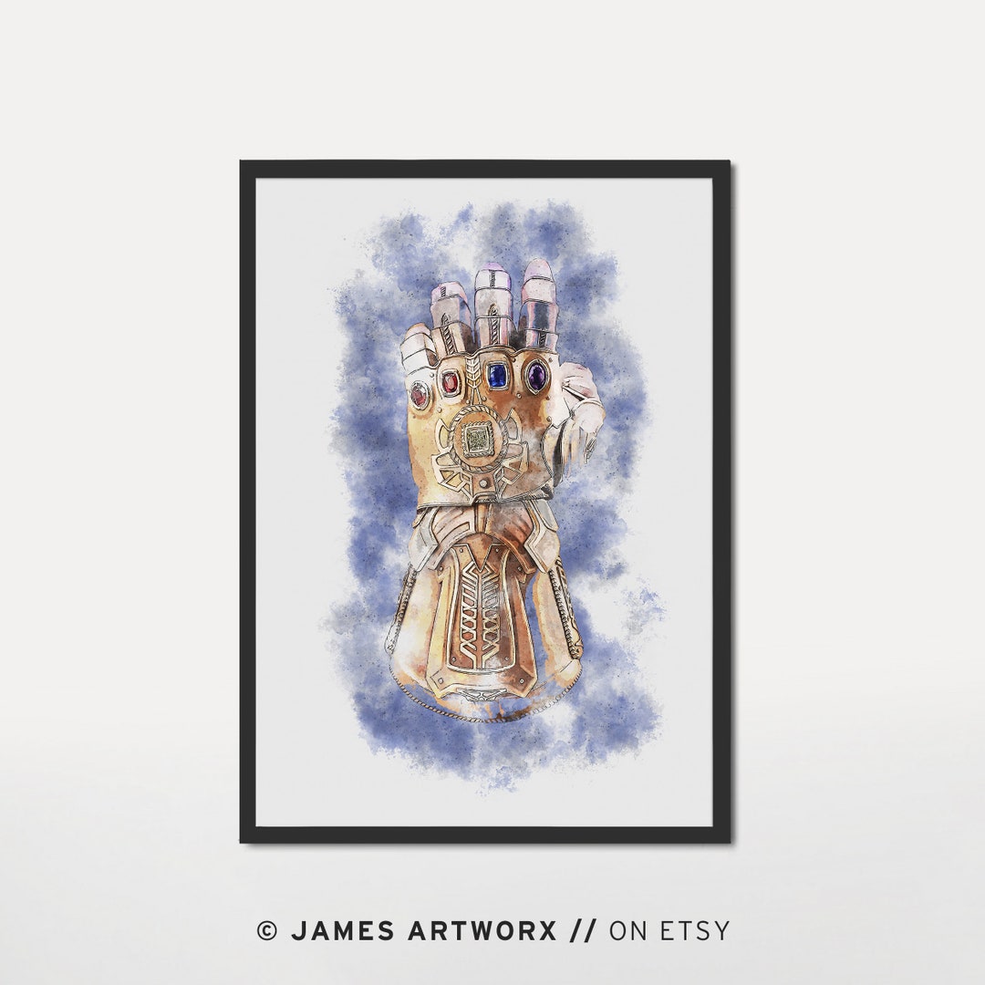 Marvel Avengers Infinity Gauntlet Poster Avengers Sketch Art - Etsy