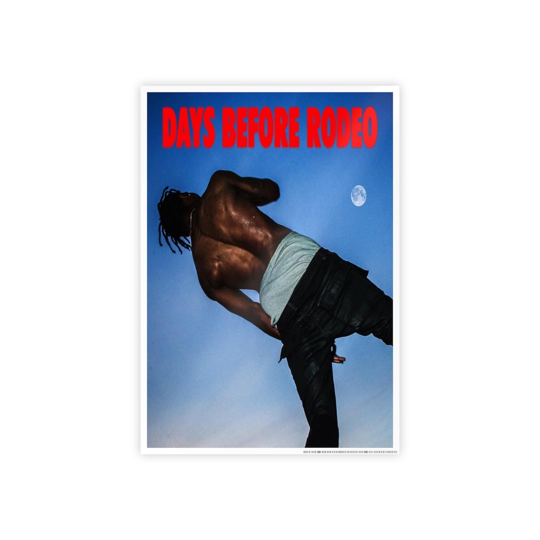 Travis Scott - Days Before Rodeo Album Cover Gloss Poster Wall Art - Etsy