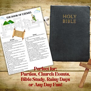Lamentations and Ezekiel Christian Crossword Puzzles Religious Word ...