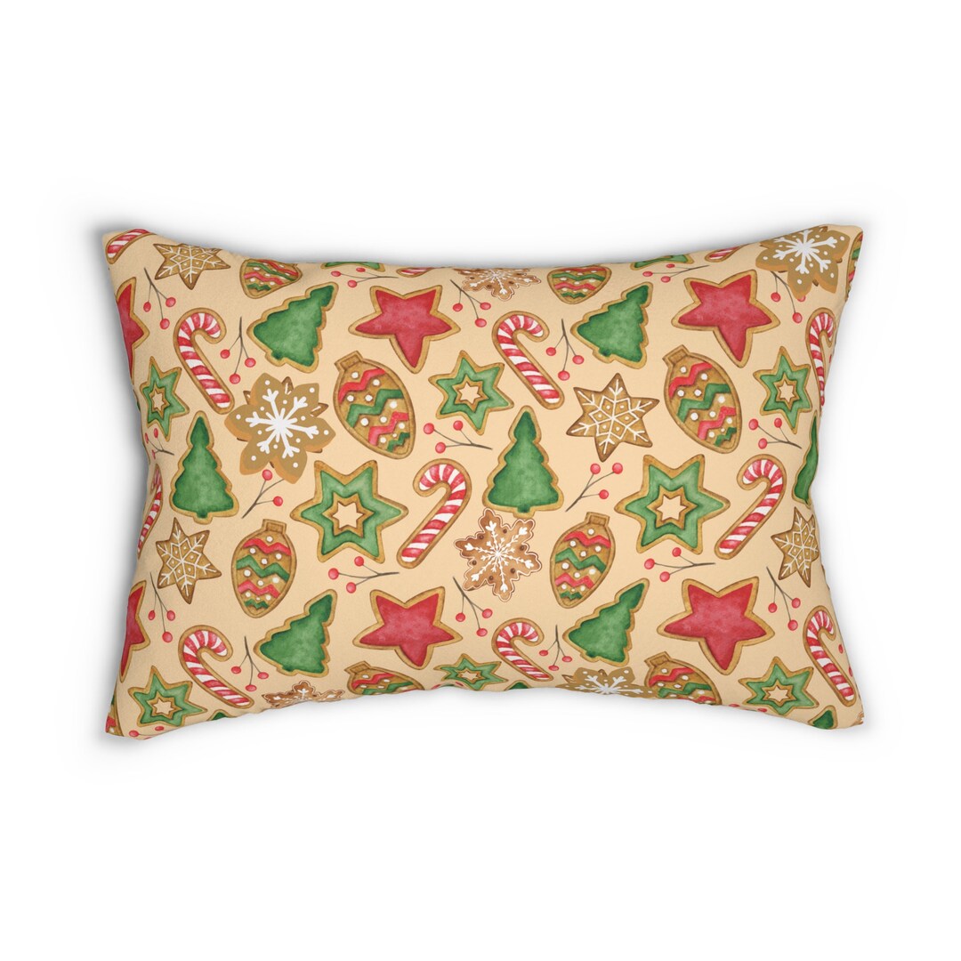 Christmas Pillow Gingerbread Christmas Pillow, Christmas Home Decor ...