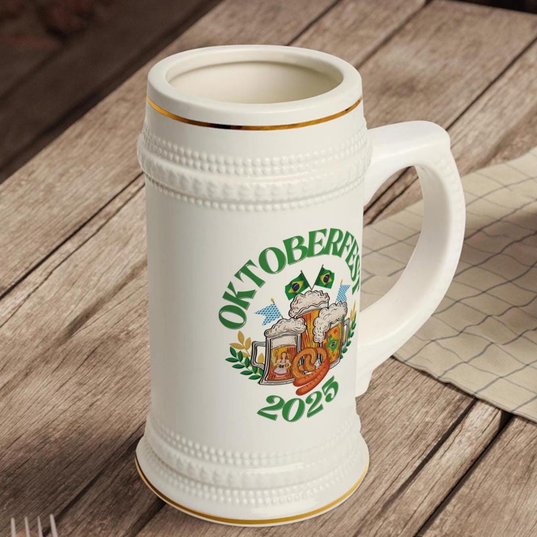 2025 Brazilian Oktoberfest Beer Stein Mug German Beer Festival Mug ...