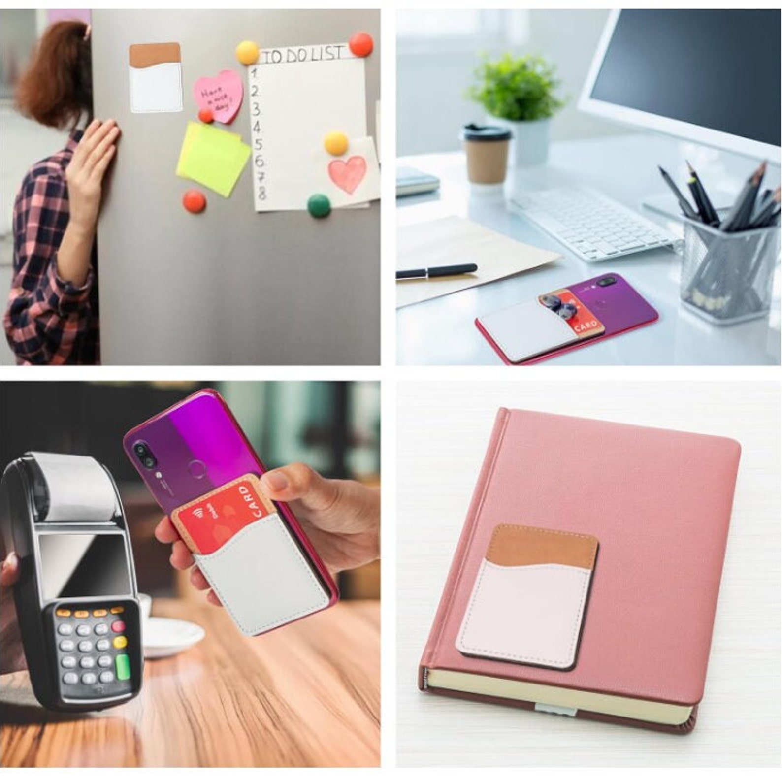 Personalized Vegan Leather Adhesive Card Holder: Pioneer Gift - Etsy