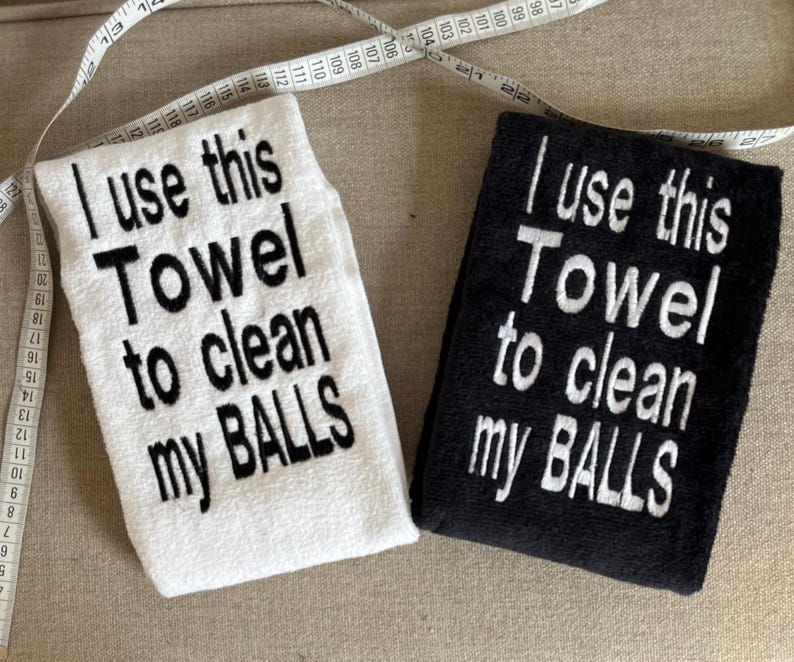 Golf Towel; I Use This Towel to Clean My Balls - Etsy