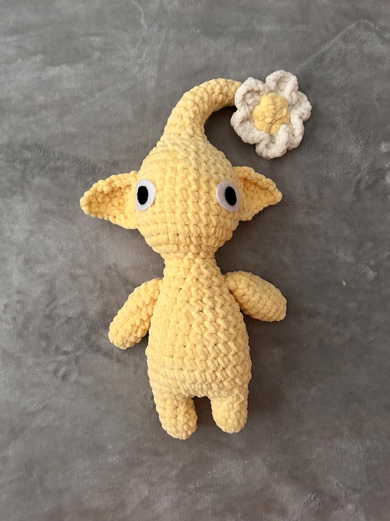 Yellow Pikmin Crochet Plush Pattern - Etsy