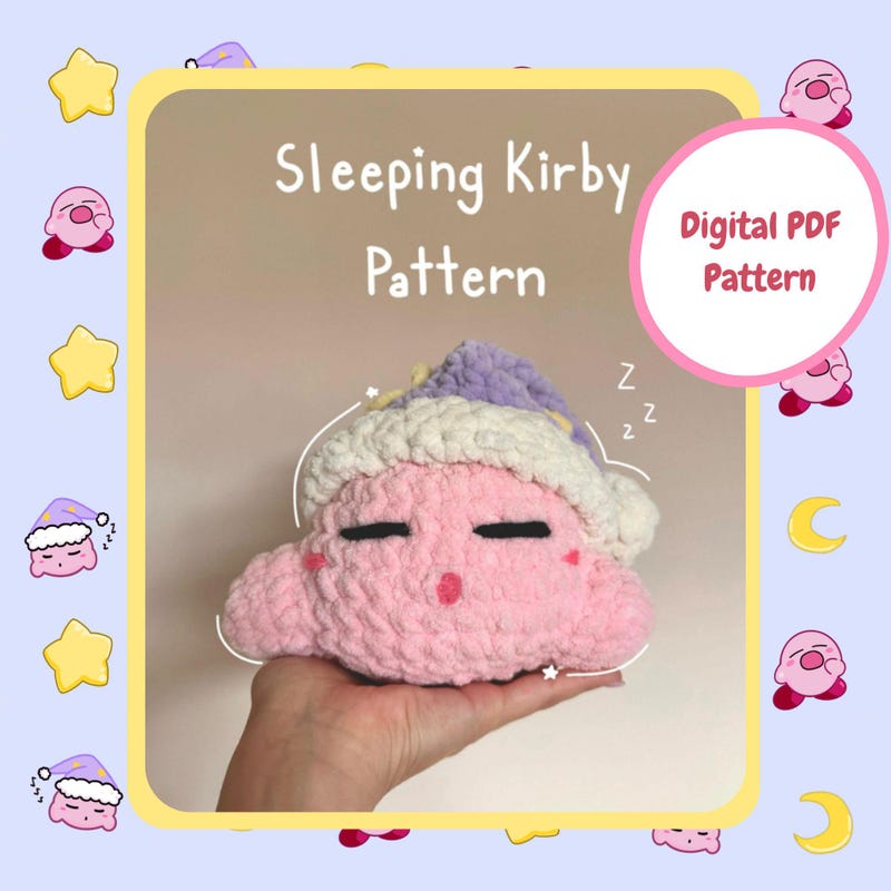 Crochet Kirby - Etsy