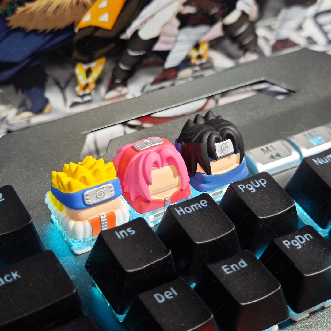 Naruto Keycaps Artisan Keycap Set Artisan Keycap Cute Artisan Keycap ...