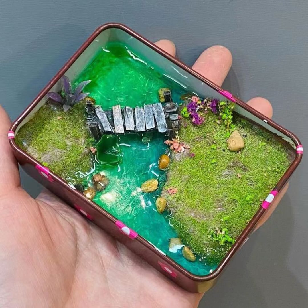 Pastoral Scenery,stream Micro Landscape Simulation Scene, Chassis ...