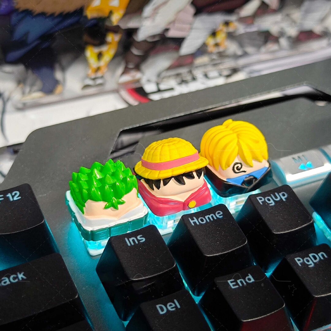 One Piece Keycaps Artisan Keycap Set Artisan Keycap Cute Artisan Keycap ...