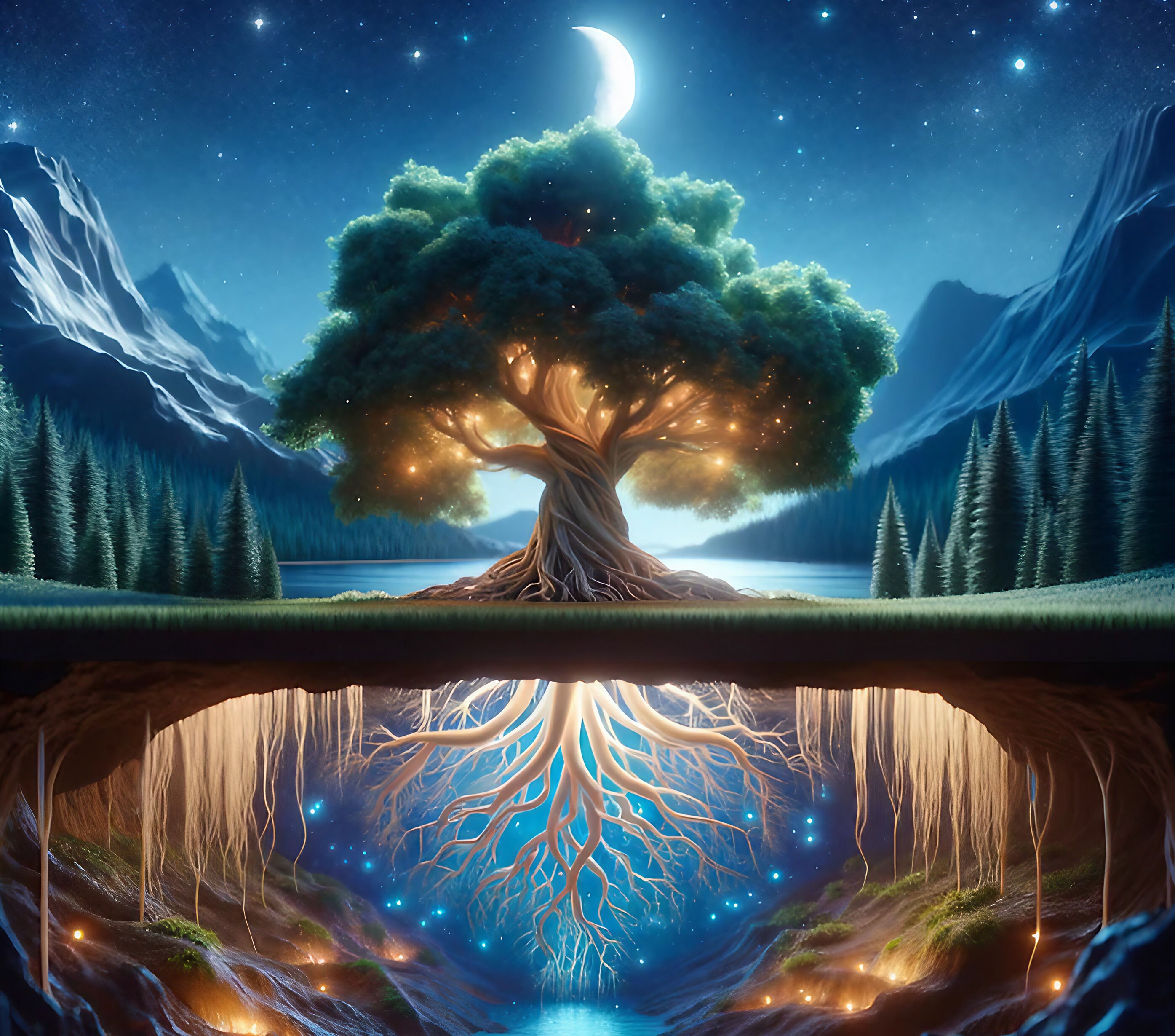 Tree of Life Inspired Design for 20oz Skinny Tumblers, Spiritual Nature ...