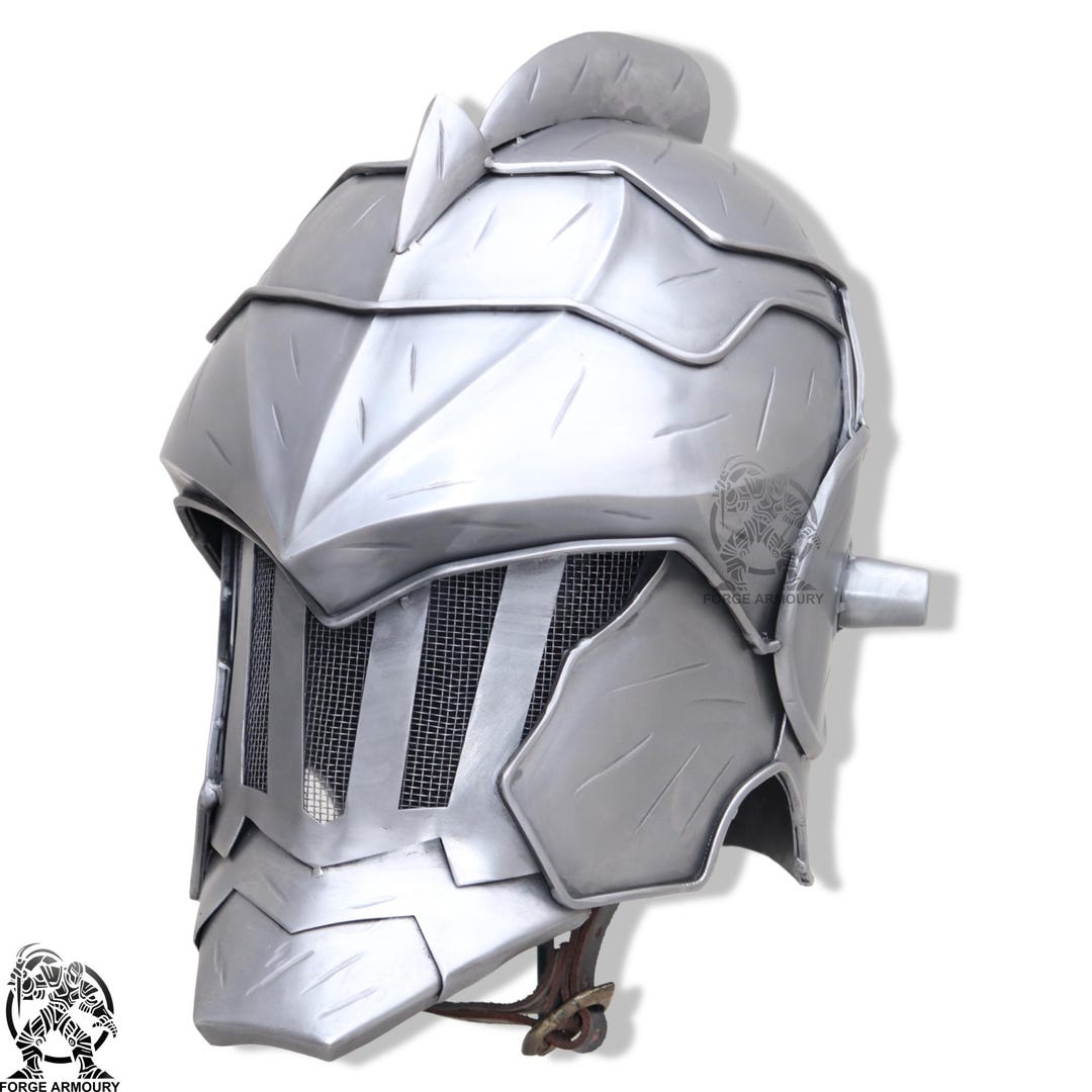 Forge Armoury Anime Goblin Slayer Helmet FRP Full Mask Adult Halloween ...