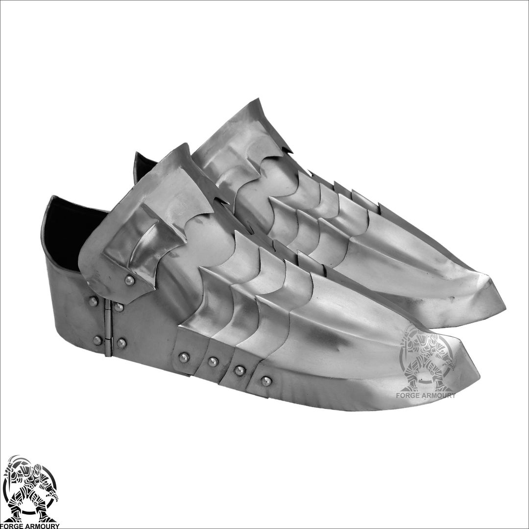 Forge Armoury Fantasy Sabaton Shoes | Steel Medieval Gothic LARP Shoes ...