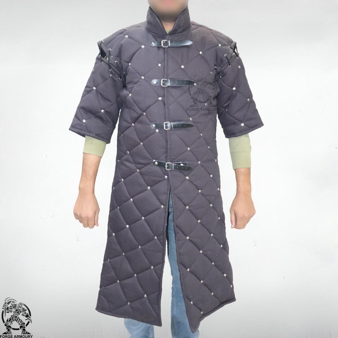 Crusader Design Medieval Gambeson: Padded Armor for LARP, Reenactments ...