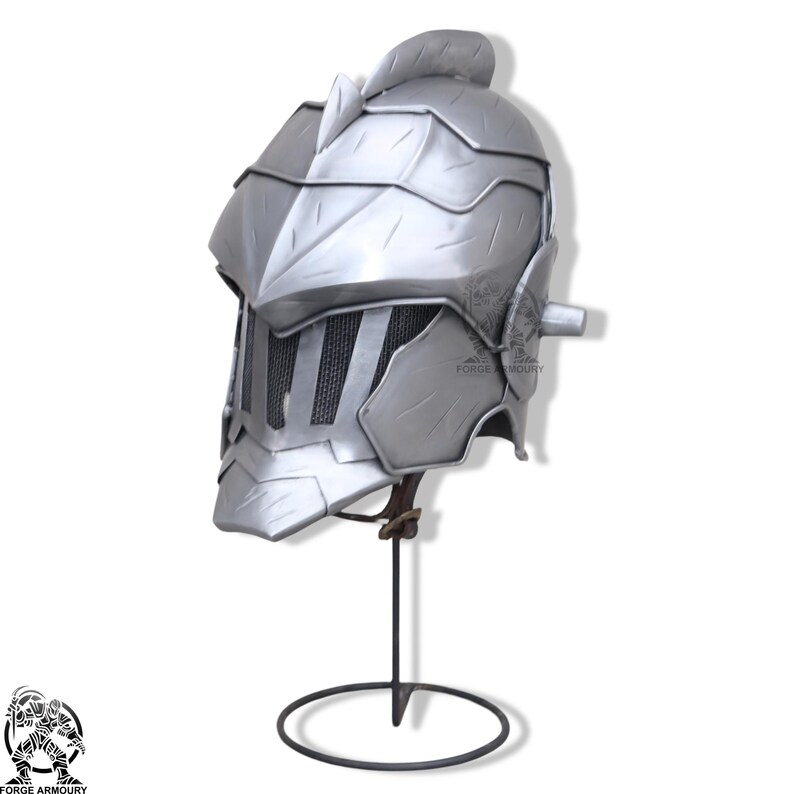 Forge Armoury Anime Goblin Slayer Helmet FRP Full Mask Adult Halloween ...