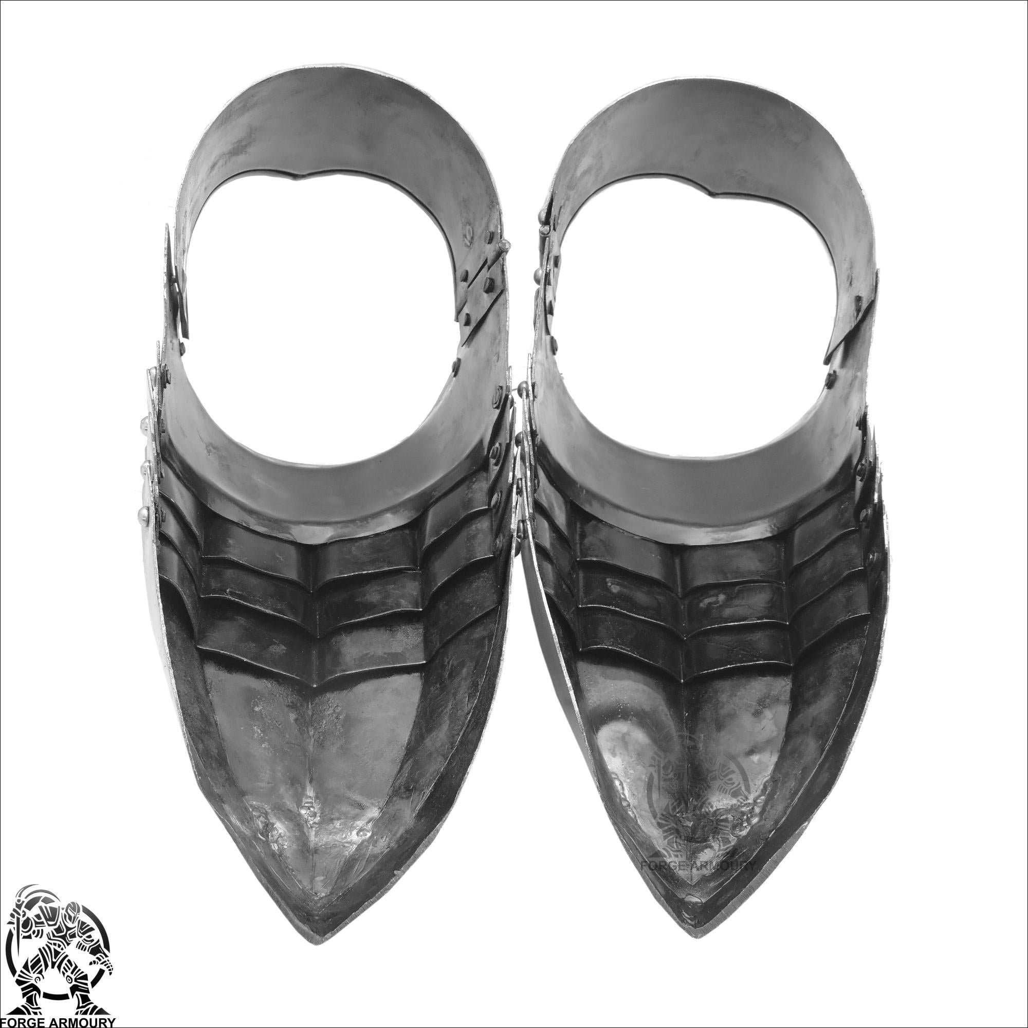 Handmade Steel Sabatons: Medieval Gothic Armor Shoes, LARP Combat - Etsy