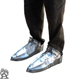 Forge Armoury Fantasy Sabaton Shoes | Steel Medieval Gothic LARP Shoes ...