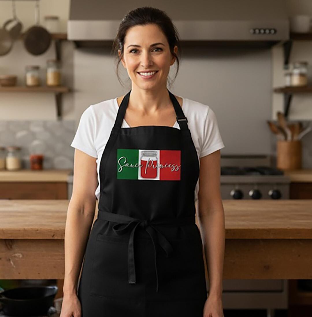 Italian Themed SVG/PNG Bundle for Aprons Ort-shirts (sauce Princess) - Etsy
