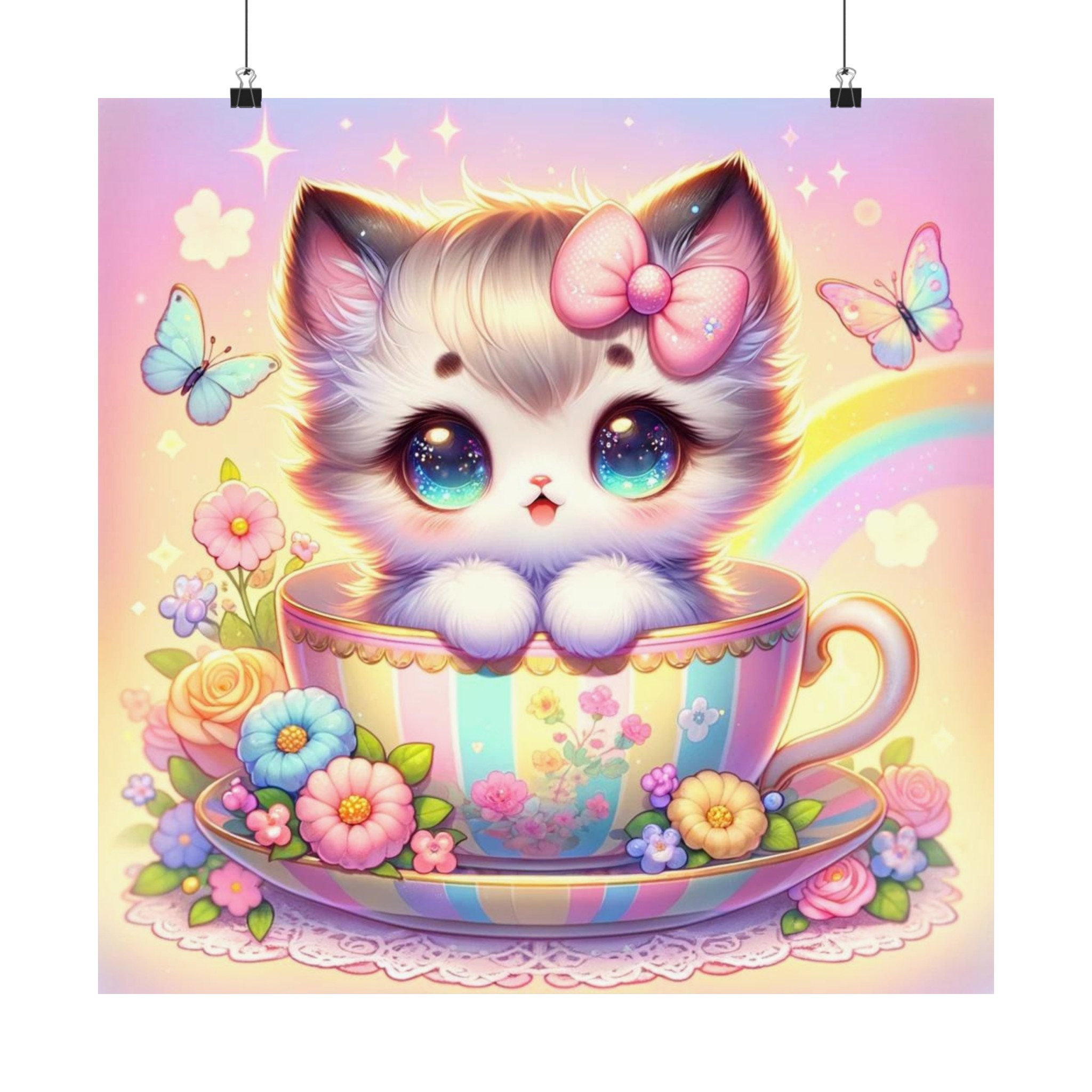 Kawaiiful Anime Wall Art, Cute Anime Pastel Kawaii Kawaiiness Movie Art ...