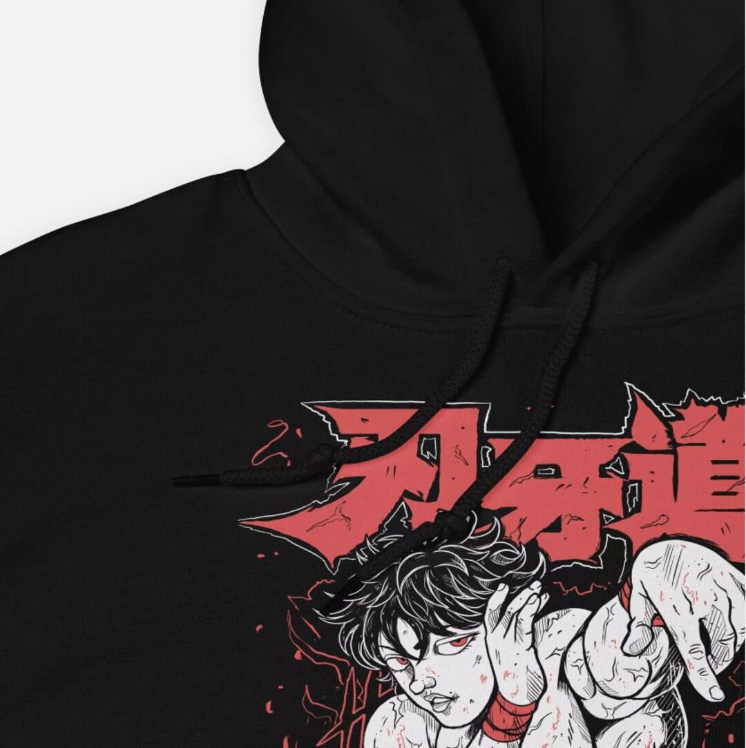 Baki the Grappler Hoodie Gym and Fitness Yujiro Hanma Baki Anime Hoodie ...