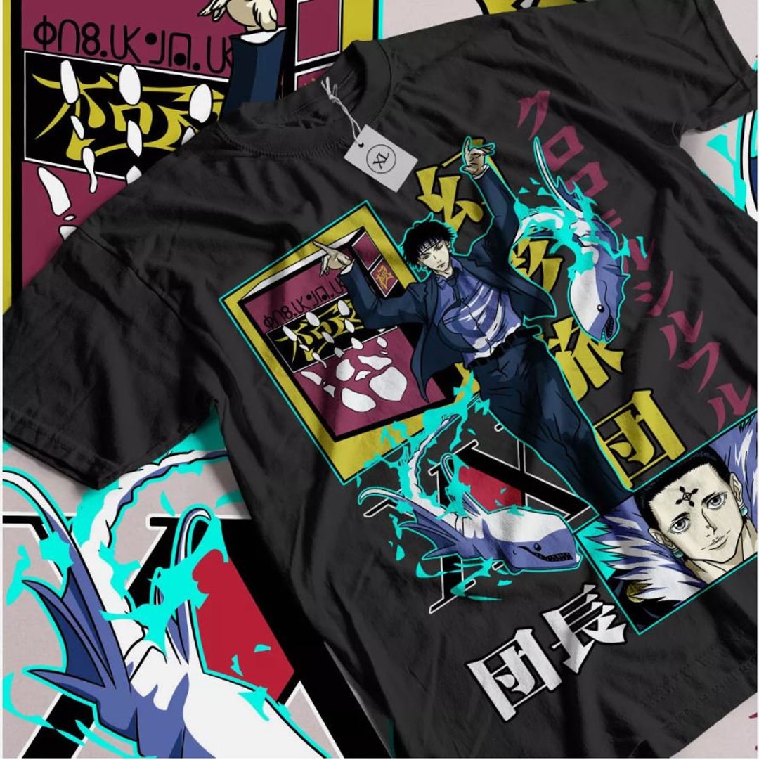 Chrollo Book T-shirt Hunter X Hunter Shirt Manga HXH Anime Graphic Tee ...
