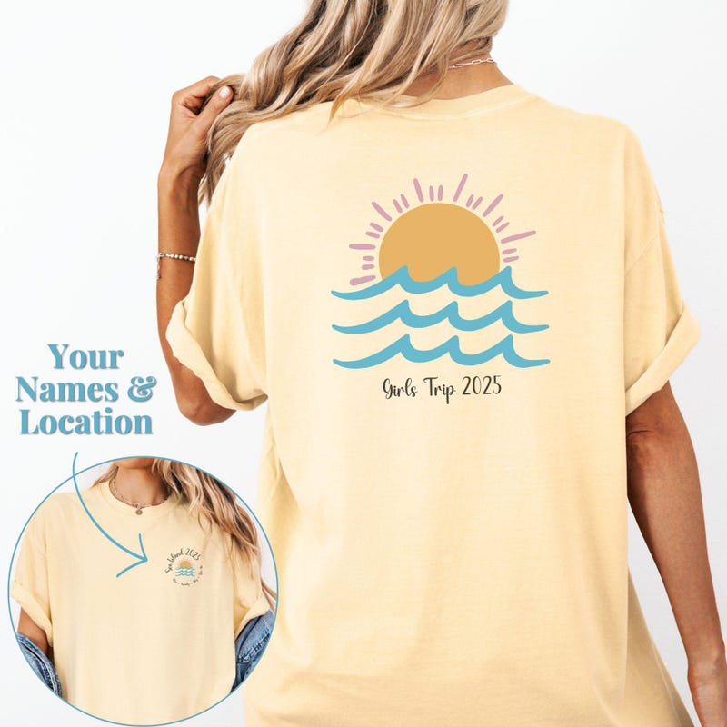 Girls Beach Trip Shirts - Etsy