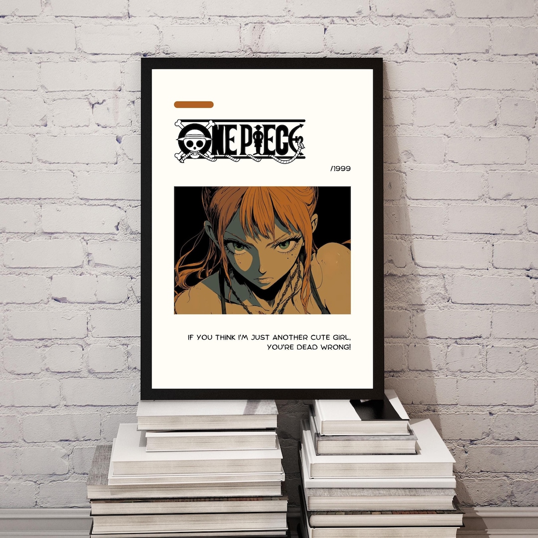NAMI One Piece Anime Poster Anime Print Nami One Piece Digital Download ...