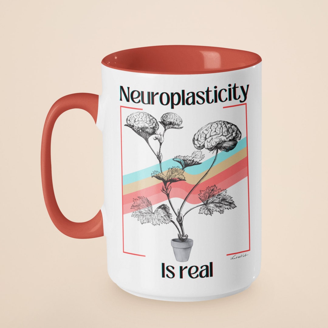 Neuroplasticity is Real Mug Retro Mug Brain Mug Science Mug - Etsy