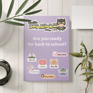 Cute Daycare Stickers - Cute Colorful Name Stickers - Cute Waterproof ...