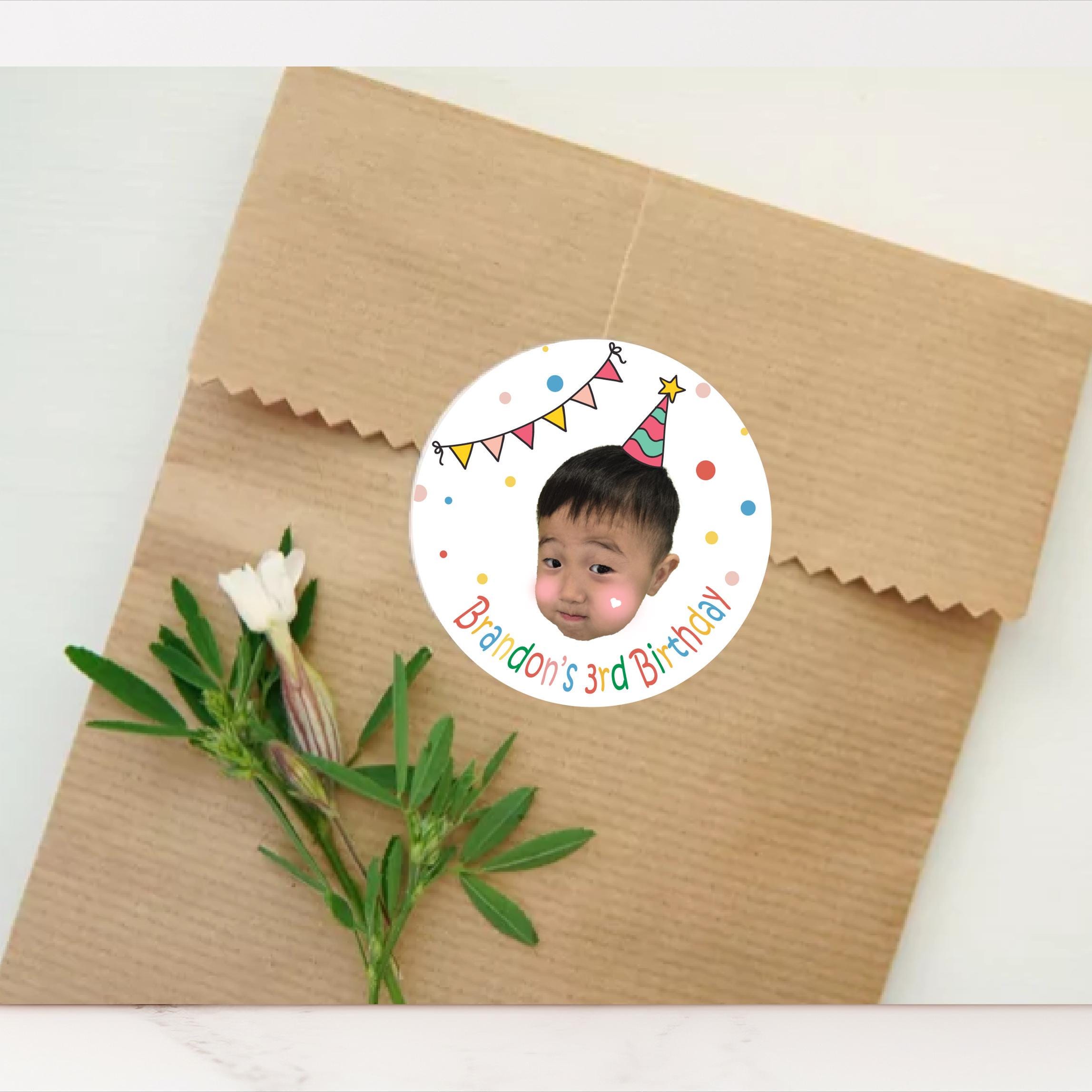 Birthday Stickers - Cute Birthday Sticker - Personalized Birthday ...