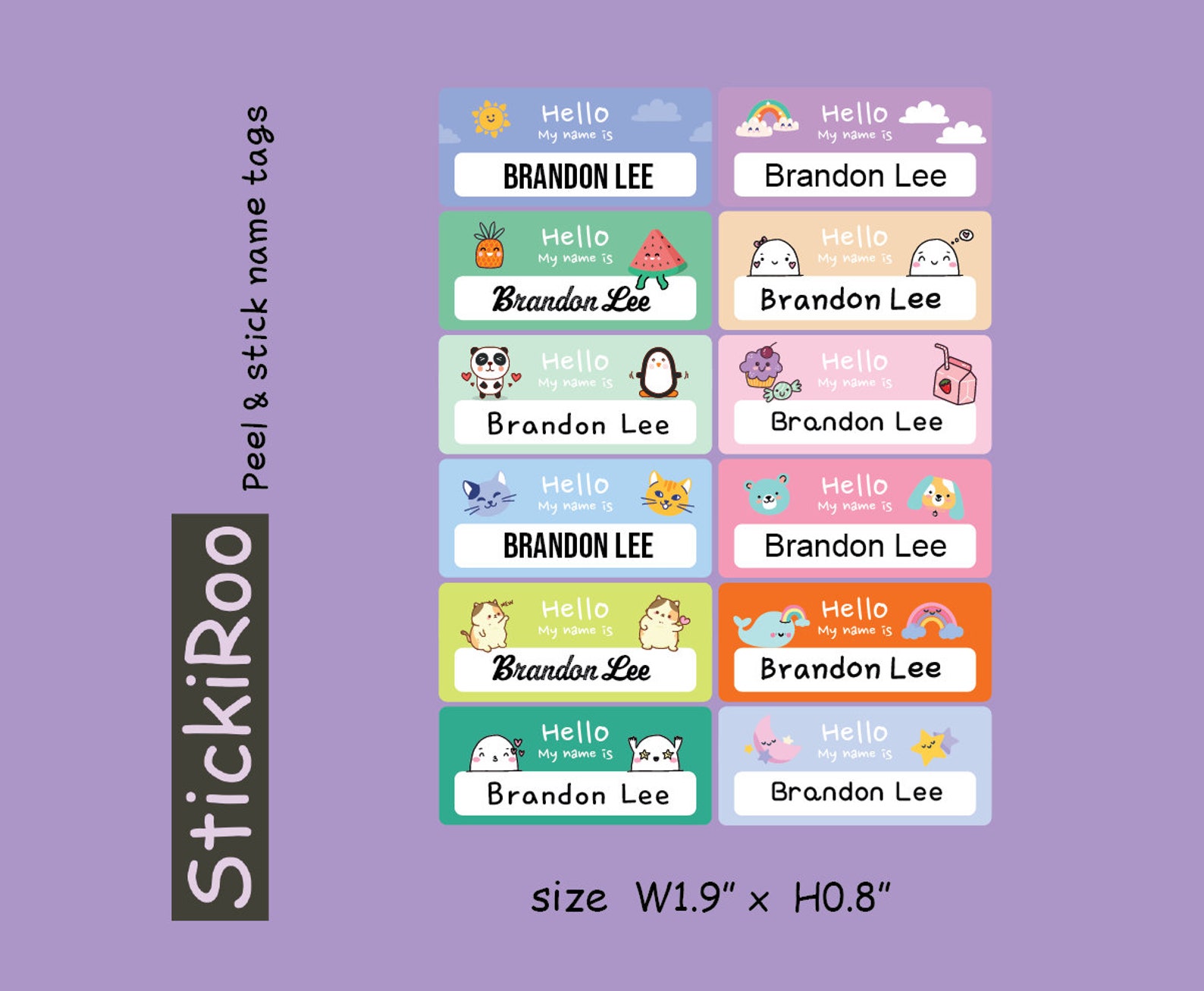 Cute Daycare Labels - Cute Dishwasher Safe Labels - Cute Waterproof ...