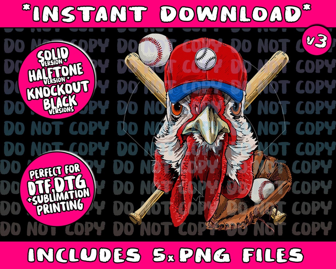 Baseball Player Chicken Pitcher Catcher Baseball Coach Farm Png Bundle ...