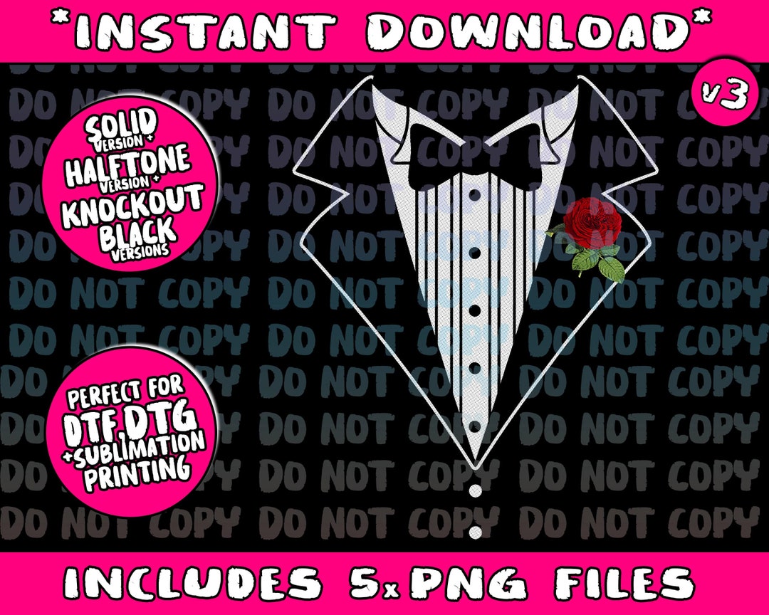 Funny Tuxedo Shirt Wedding Shirt Fake Tux Bachelor Prom Png Bundle ...