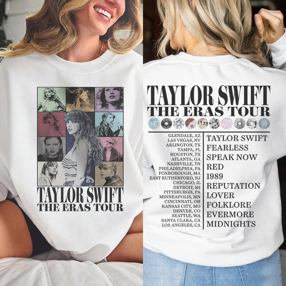 The Eras Tour Date T-Shirt, The Eras Tour Taylor Merch sold by ...
