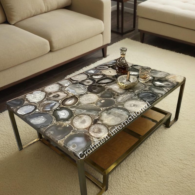 Agate End Table - Etsy