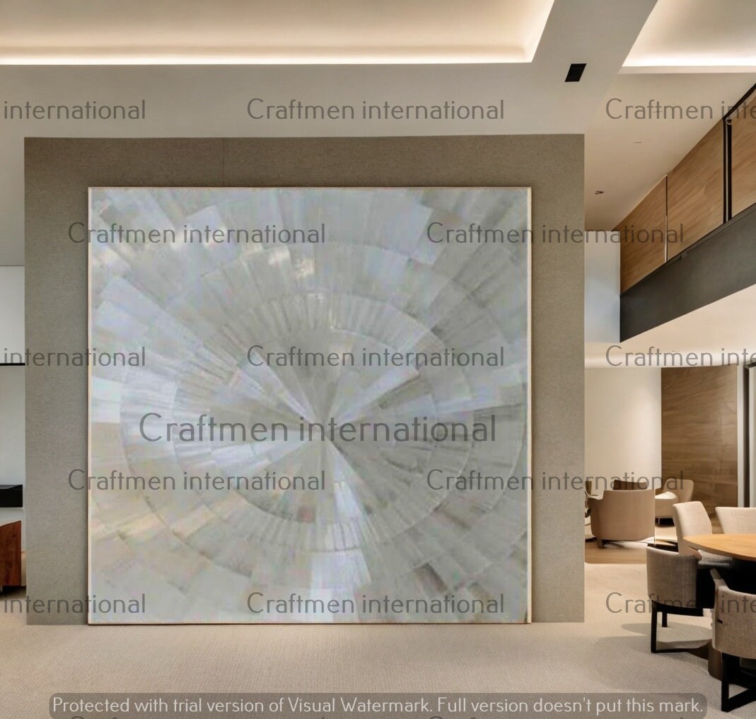 Selenite Wall Pannel, Sunburst Pattern, Decor for Home, Wall Art Pannel ...