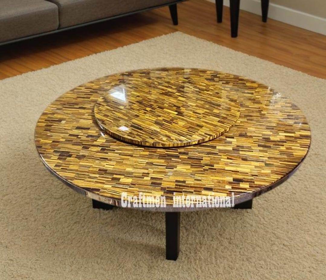 Tiger Eye Table Top, Home Decor Furniture, Handmade Table Top, Kitchen ...