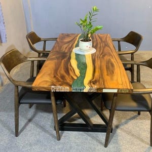 Green River Table Top, Made to Order Table, Home Decor Furniture ...