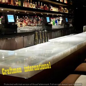 White Quartz Counter, Kitchen Counter, Quartz Bar Counter Top, Stone ...