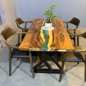 Green River Table Top, Made to Order Table, Home Decor Furniture ...