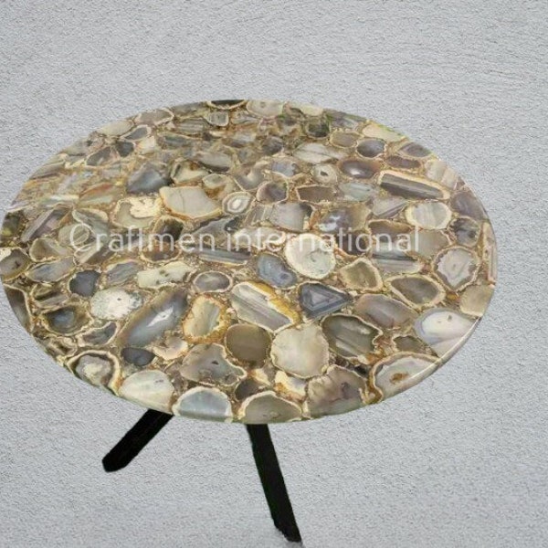 Agate End Table - Etsy