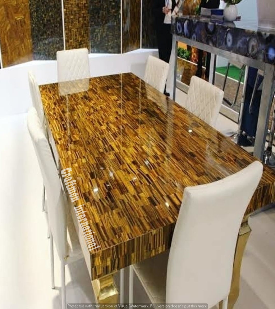 Tiger Eye Table Top, Counter Table Top, Coffee Table, Cafeteria Table ...