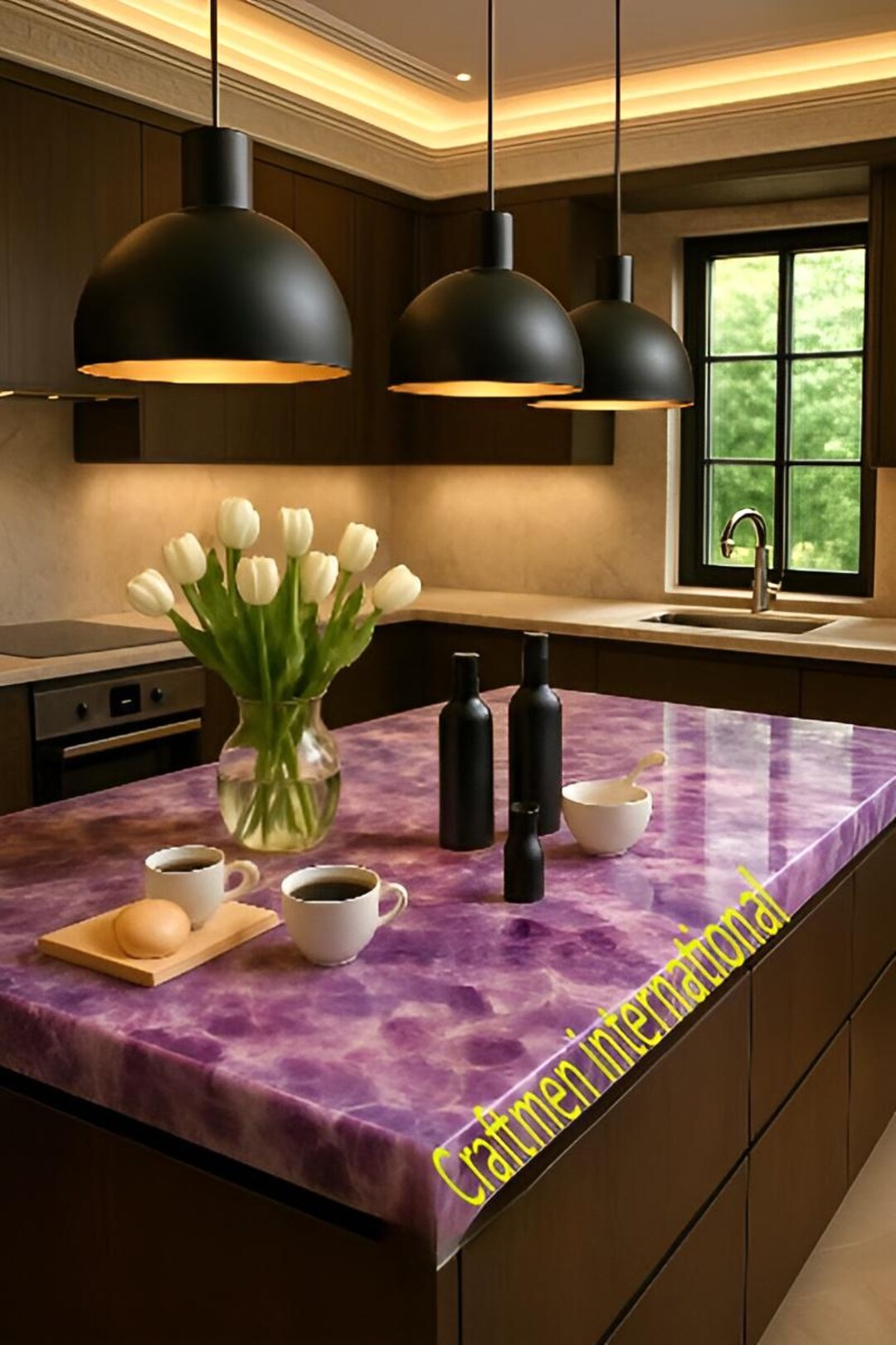 Amethyst Counter Top, Kitchen Counter Top, Stone Counter Top, Luxury ...