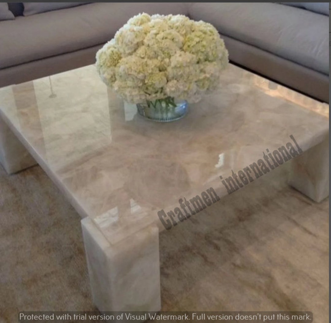 White Quartz Table Top, Handmade Furniture, Home Decor, Quartz Slice ...