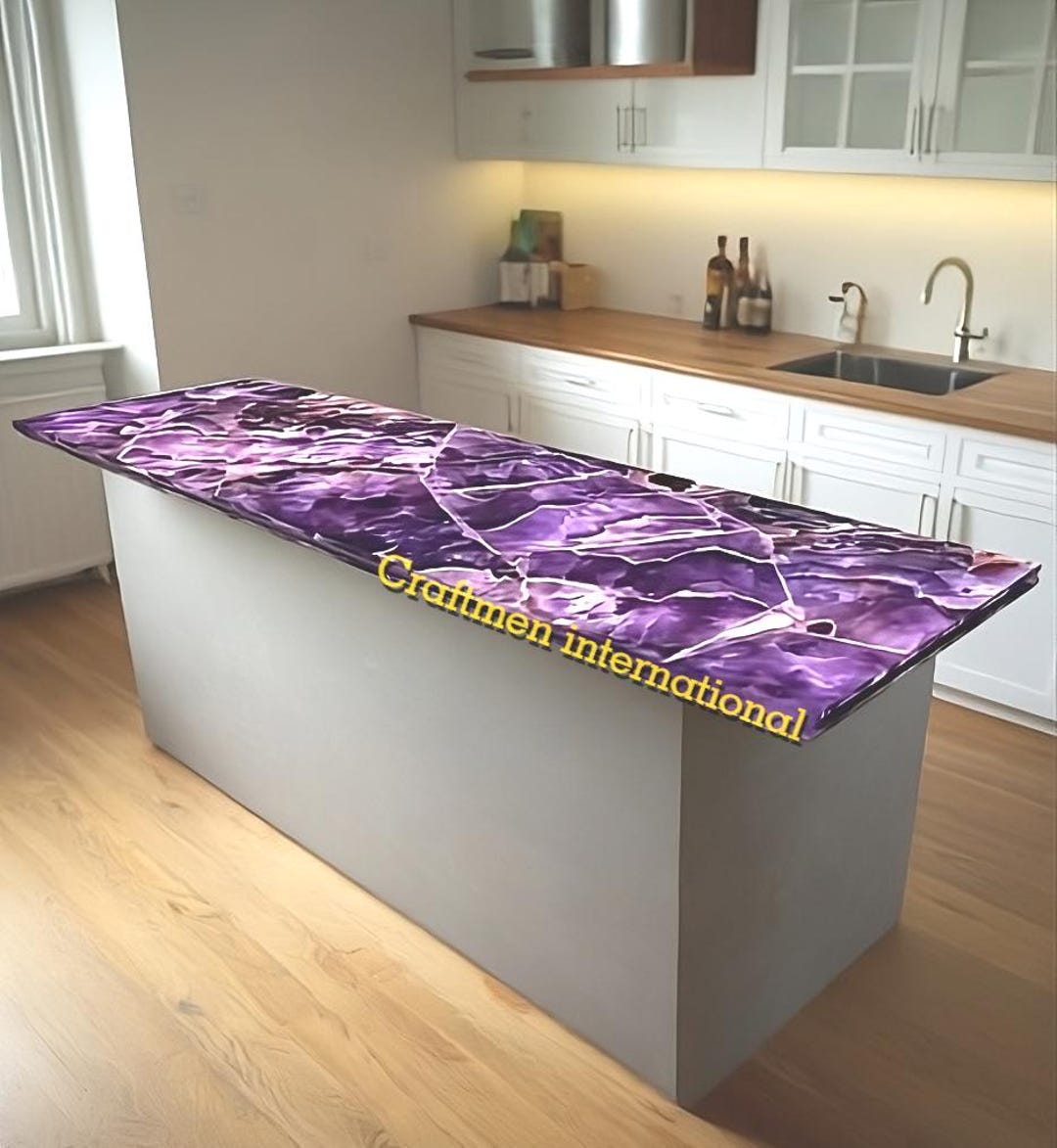 Amethyst Counter Top, Kitchen Counter Top, Stone Counter Top, Luxury ...