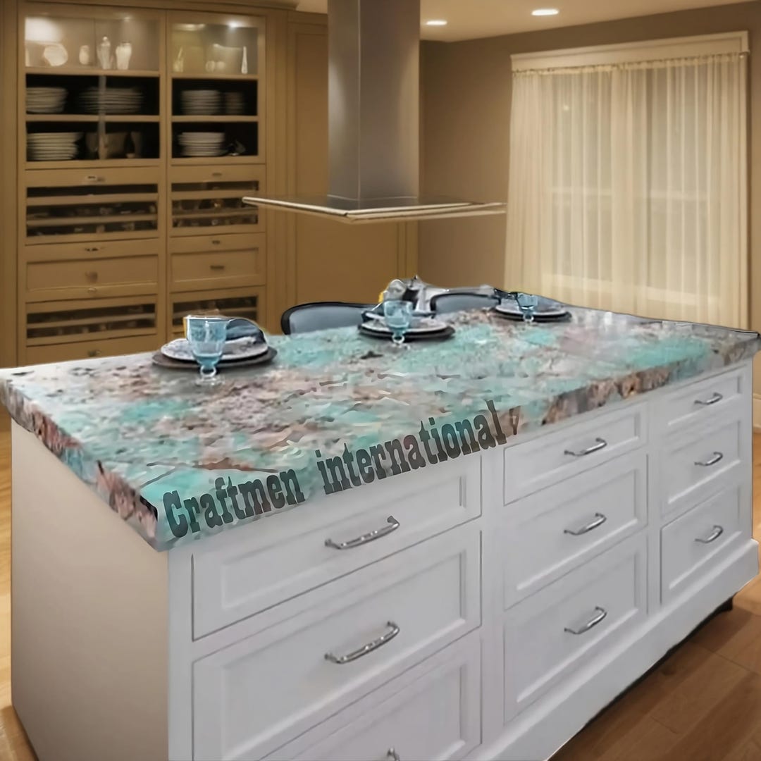 Amazonite Counter Top, Coffee Counter Top, Kitchen Counter Top, Bar ...