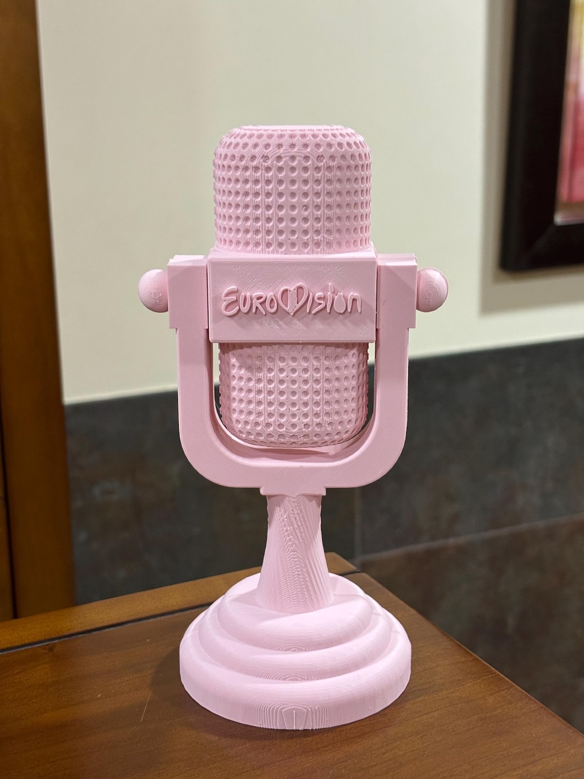 Eurovision Microphone Trophy – Decoration and Gift - Etsy