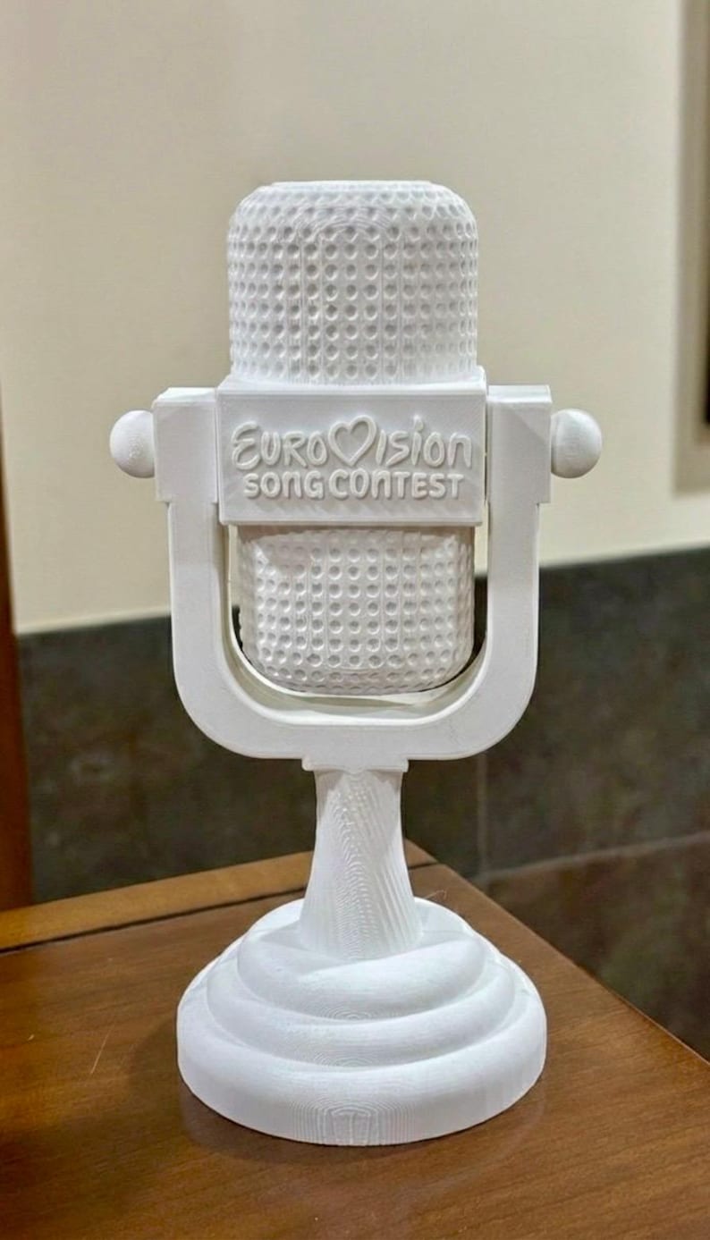 Eurovision Microphone Trophy – Decoration and Gift - Etsy