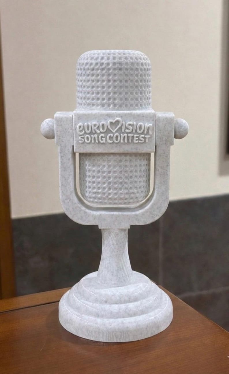 Eurovision Microphone Trophy – Decoration and Gift - Etsy