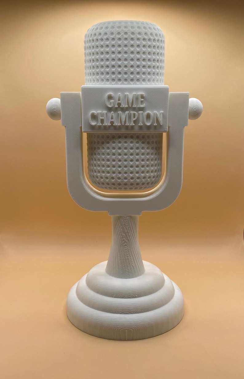 Eurovision Microphone Trophy – Decoration and Gift - Etsy