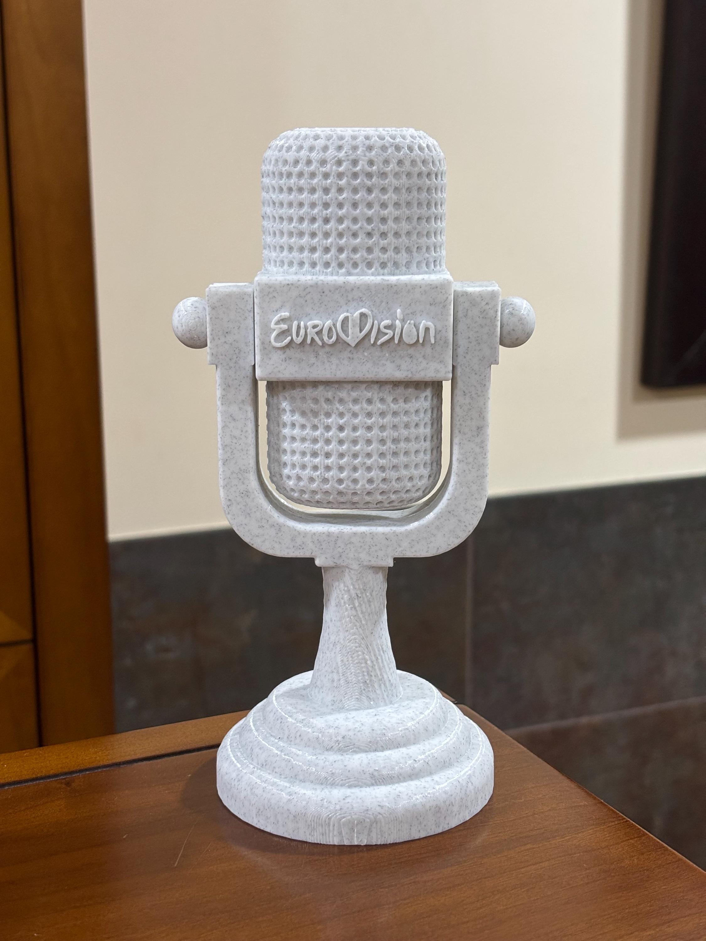 Eurovision Microphone Trophy – Decoration and Gift - Etsy